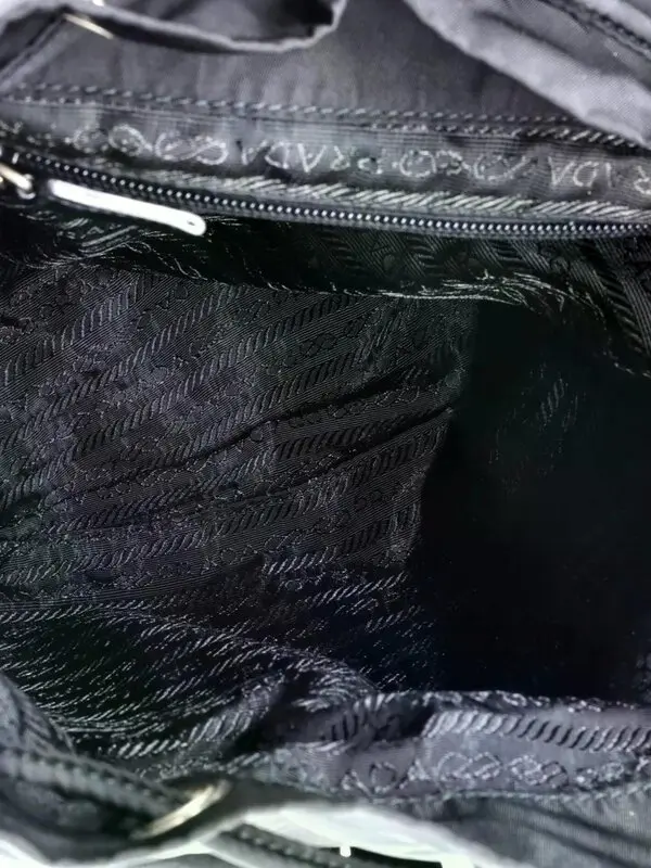 Prada Double Front Pocket Tessuto Backpack