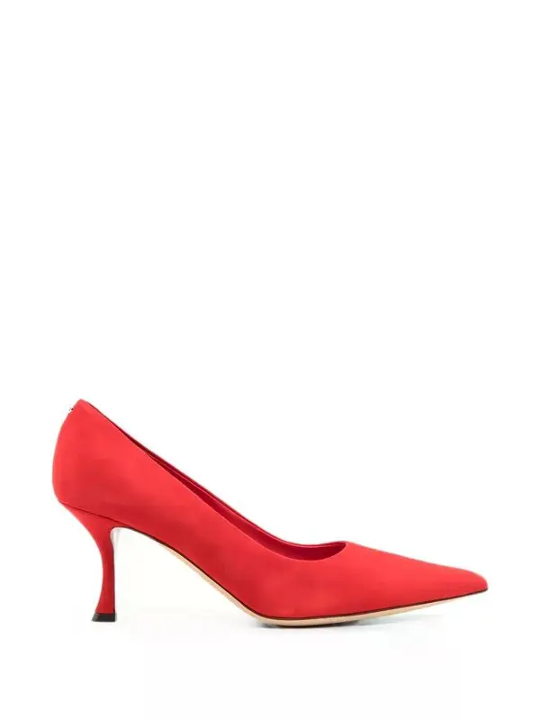 FERRAGAMO Elydea Pointed-toe Pumps - Red