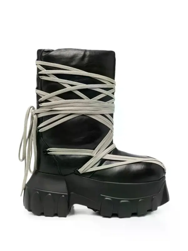 Rick Owens Mega Bumper Lace-up Boots