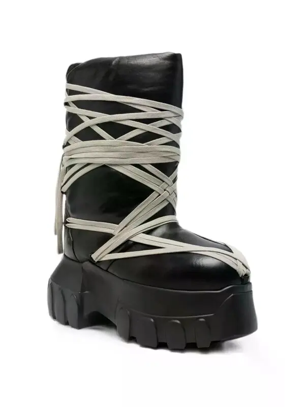 Rick Owens Mega Bumper Lace-up Boots