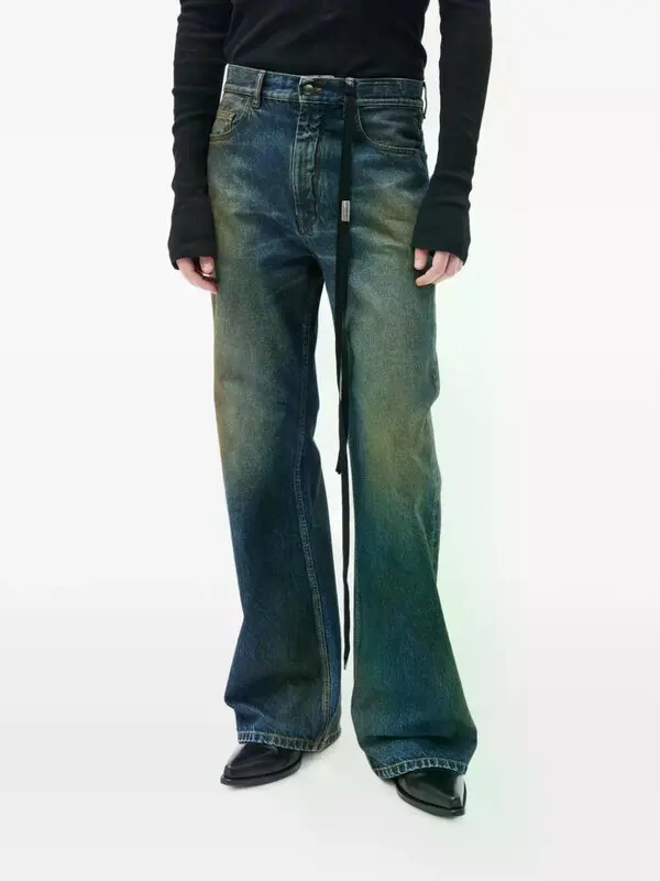 ANN DEMEULEMEESTER Modest Faded Flared Jeans