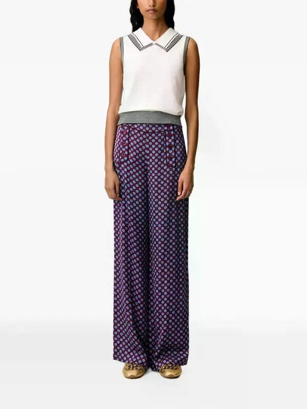 Claudie Pierlot Stripe-trim Sleeveless Top