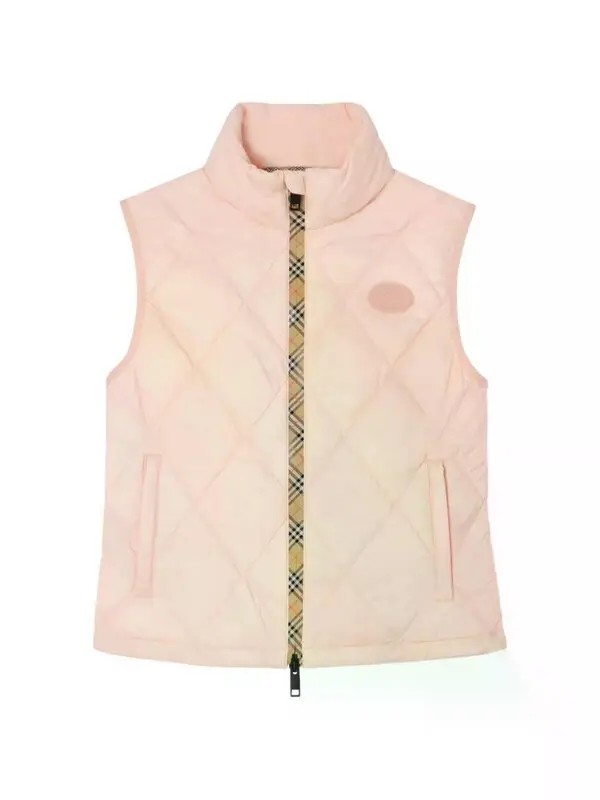 Burberry Packable Quilted Nylon Cheswick Gilet - Pink