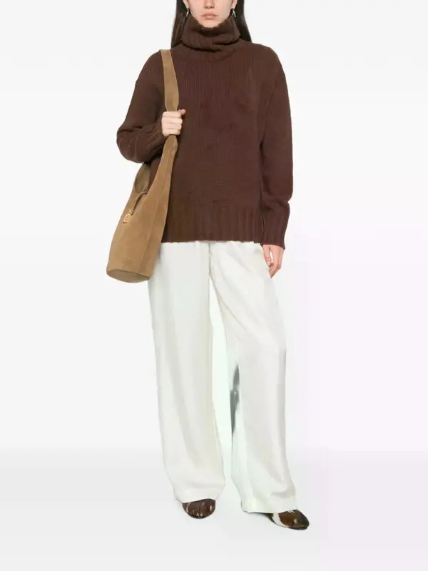 JUCCA Ribbed-knit Roll-neck Sweater