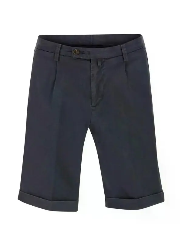 BRIGLIA 1949 Turn-up Cuff Shorts - Blue