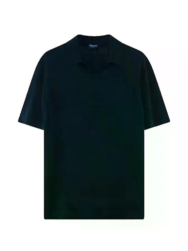 DRUMOHR Frosted Short-sleeve Polo Shirt