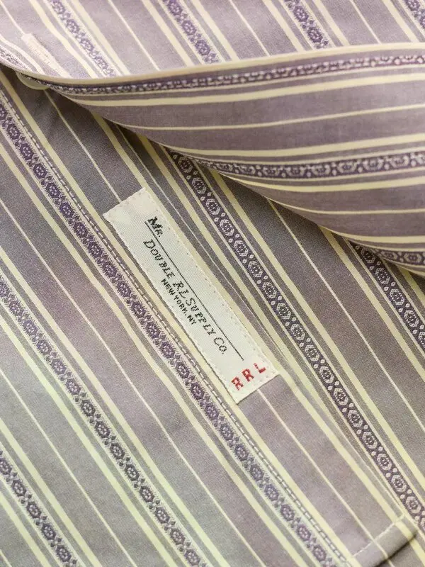 Ralph Lauren Striped Collared Long-sleeve Shirt
