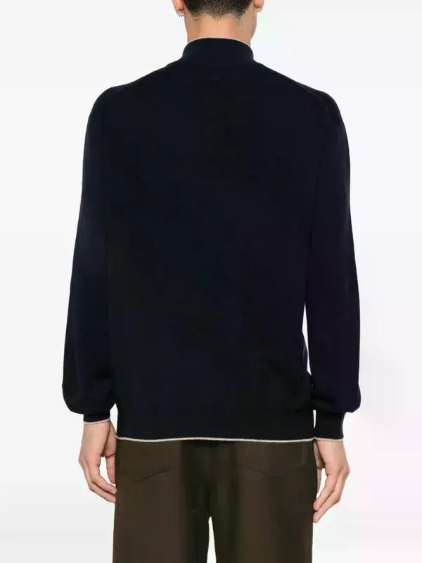 Paul & Shark Cashmere Half-zip Sweater