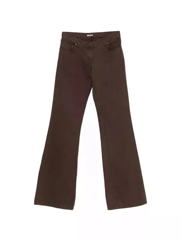 Miu Miu Cotton Flared Jeans