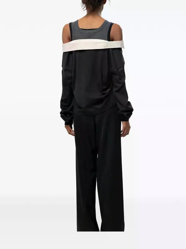Mihara Yasuhiro Layered Rugby Shirt