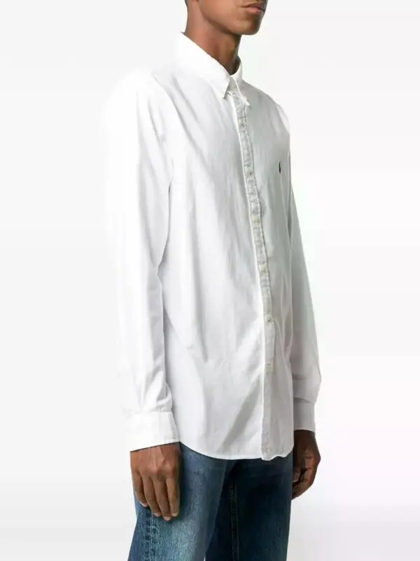 Polo Ralph Lauren Embroidered-logo Button-down Shirt