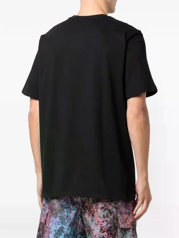 MSGM Brushstroke-logo T-shirt