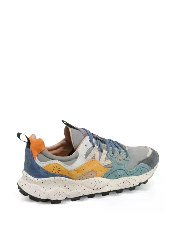 FLOWER MOUNTAIN Yamano 3 Uni Suede-panel Sneakers - Grey