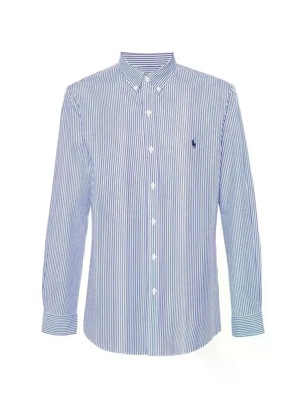 Polo Ralph Lauren Striped Button-down Shirt - Blue
