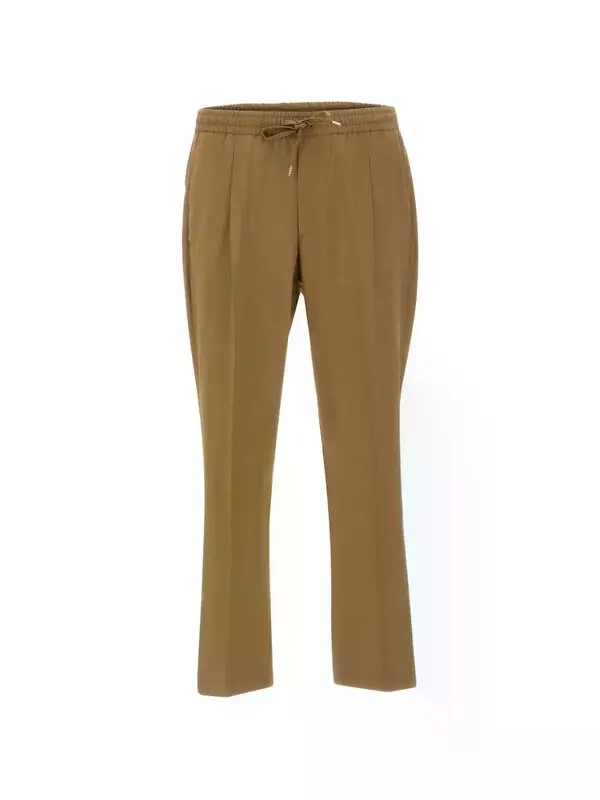 BRIGLIA 1949 Wimbledons Pleated Trousers - Brown