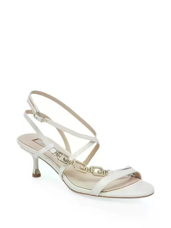 Liu Jo Logo-link Strappy Sandals - White