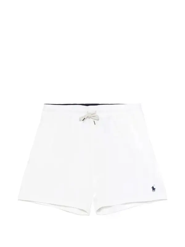 Polo Ralph Lauren Traveler Drawstring Swim Shorts - White
