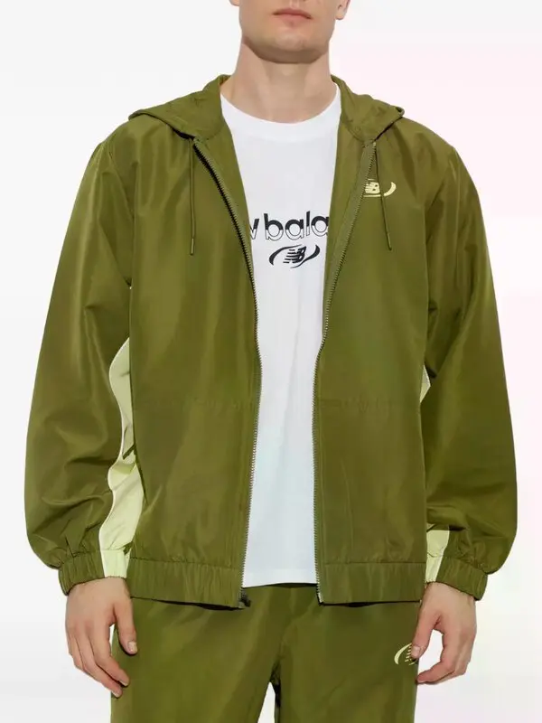 NEW BALANCE Logo-print Hooded Jacket