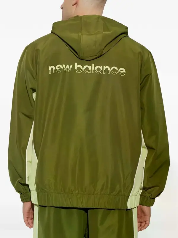 NEW BALANCE Logo-print Hooded Jacket