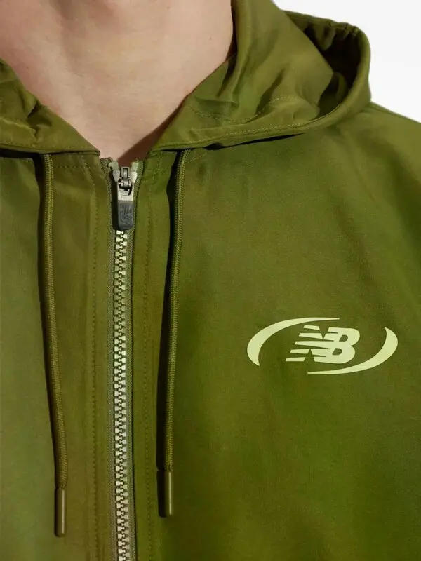 NEW BALANCE Logo-print Hooded Jacket