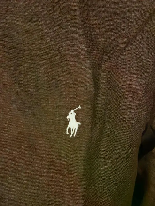 Polo Ralph Lauren Embroidered-logo Linen Shirt