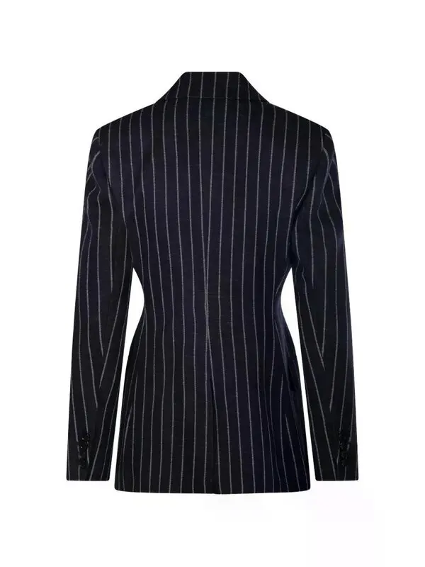 Max Mara Pinstripe Double-breasted Blazer