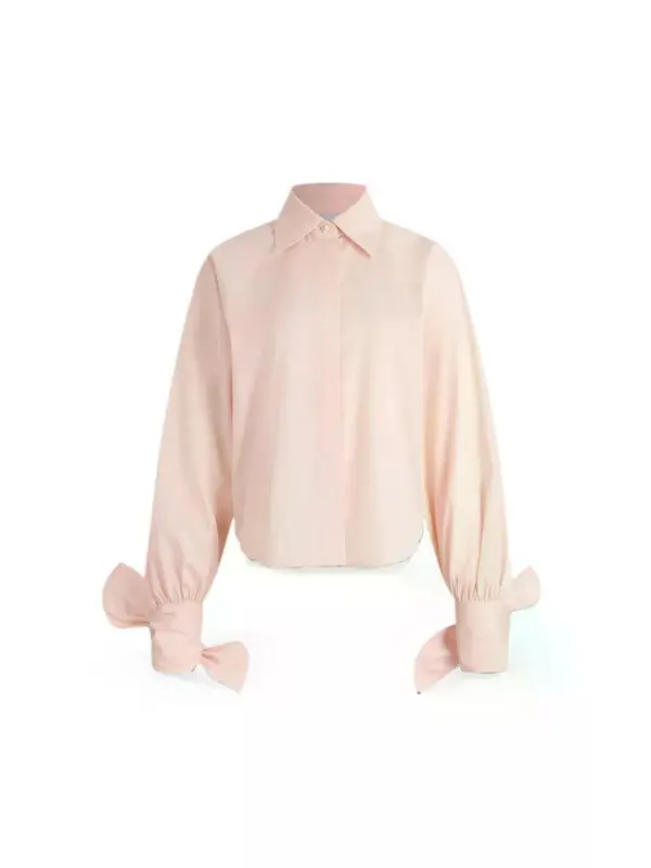 PATOU Bow-detail Long-sleeve Blouse
