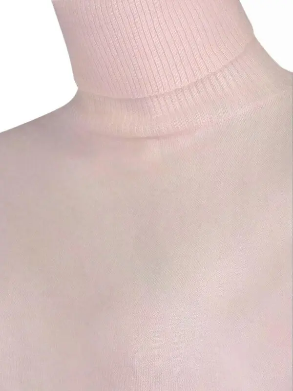 CHAMOIS FOU Roll-neck Ribbed-trim Sweater