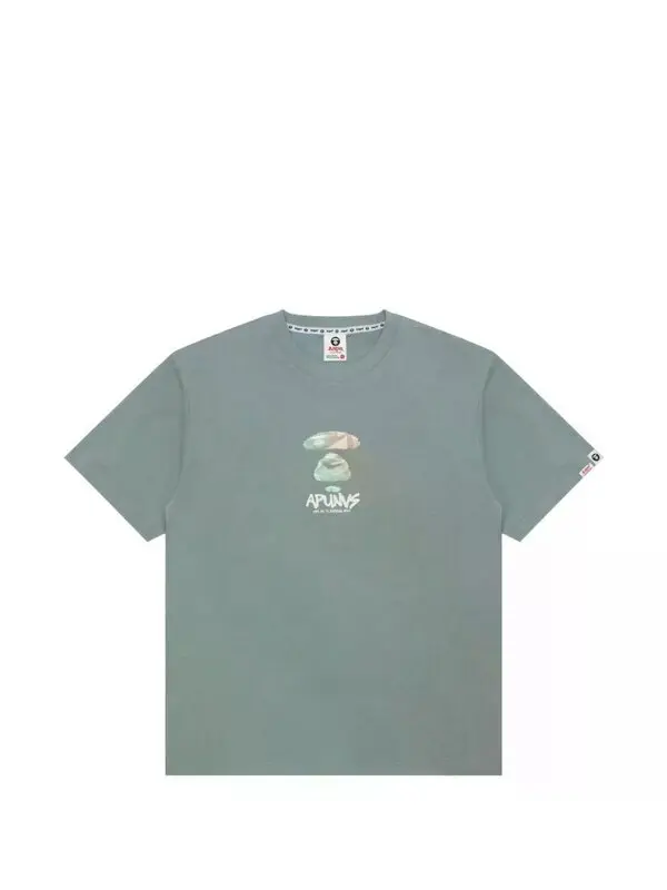 AAPE BY *A BATHING APE Moonface Logo-print T-shirt
