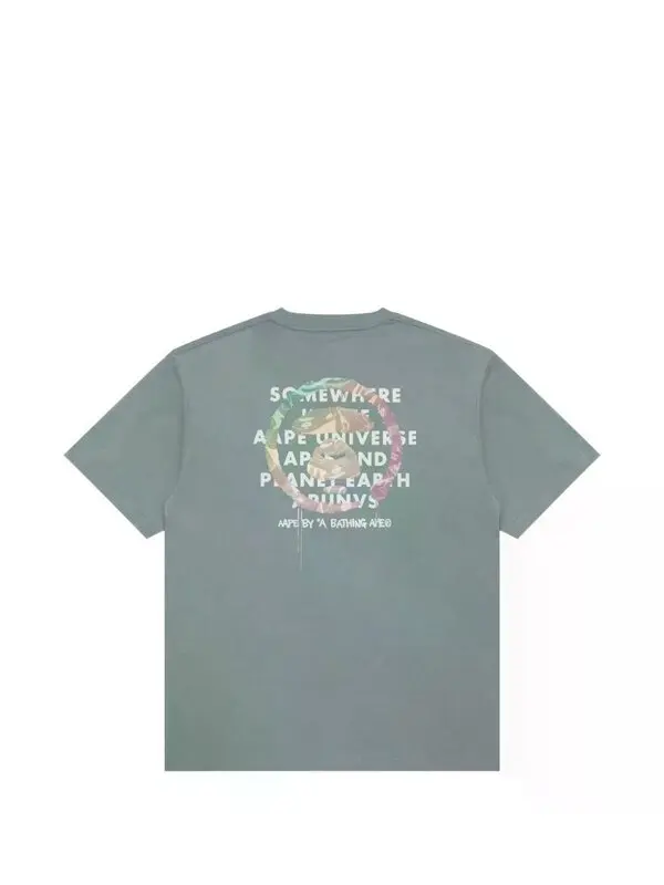 AAPE BY *A BATHING APE Moonface Logo-print T-shirt