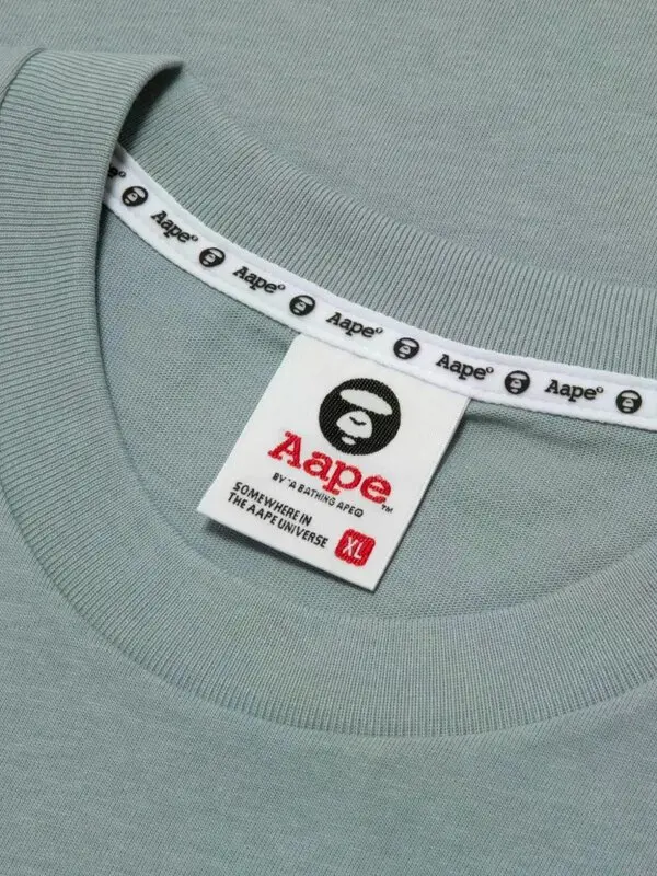AAPE BY *A BATHING APE Moonface Logo-print T-shirt