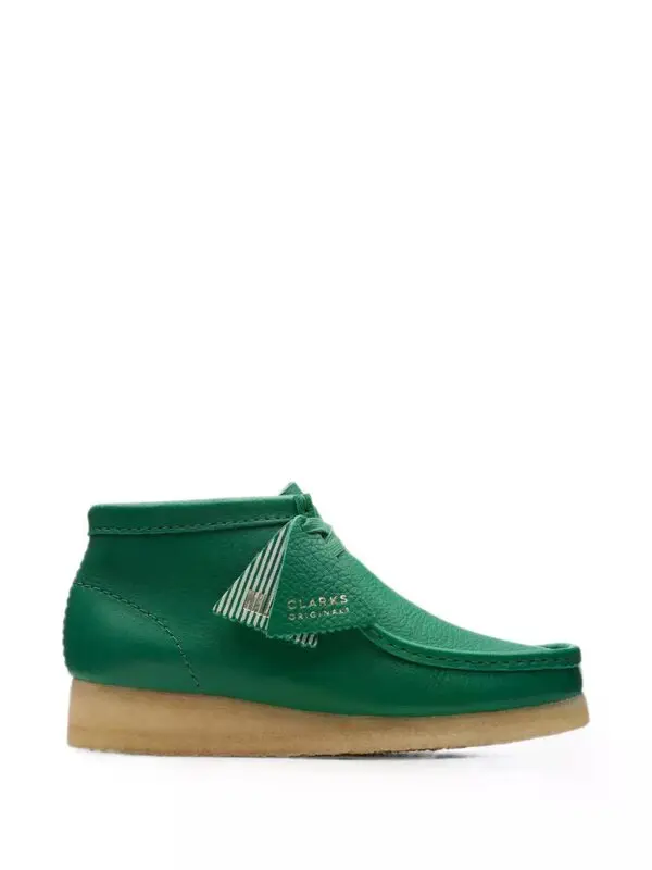 Clarks Wallabee Leather Boots - Green