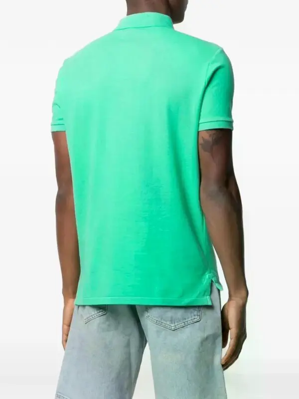 Polo Ralph Lauren Embroidered-logo Polo Shirt - Green