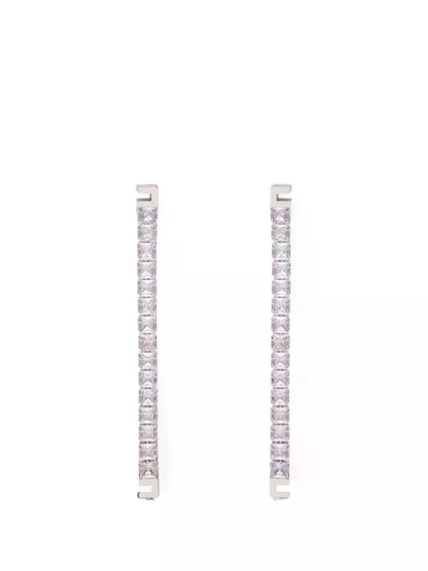 Elisabetta Franchi Earrings With Rhinestones