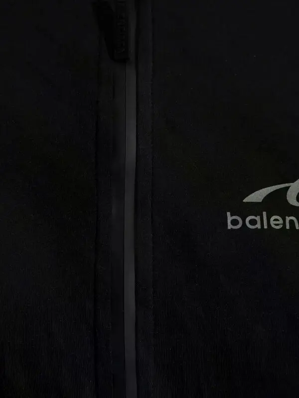 Balenciaga Logo-print Panelled Playsuit