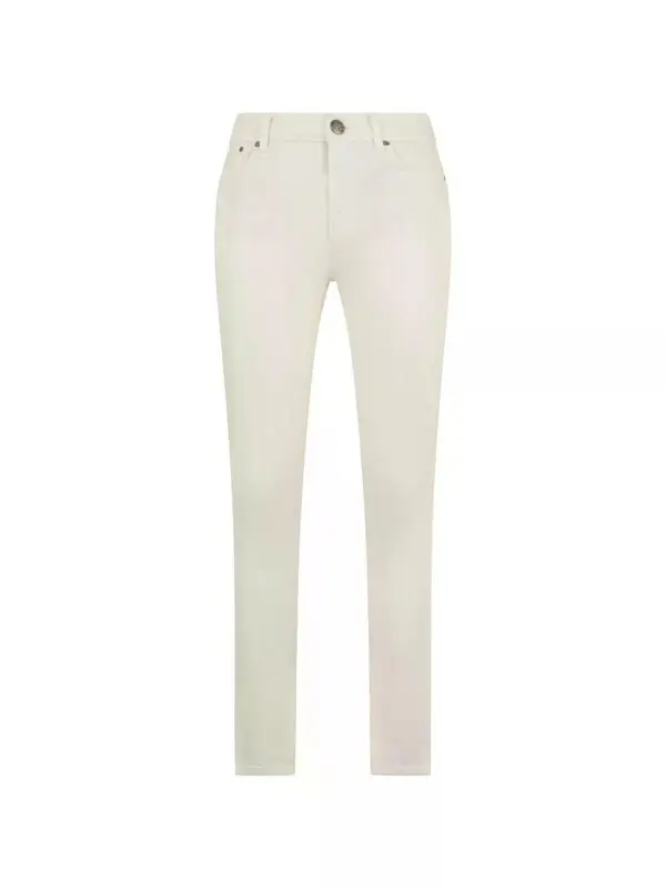 MOORER Five-pocket Slim Fit Jeans