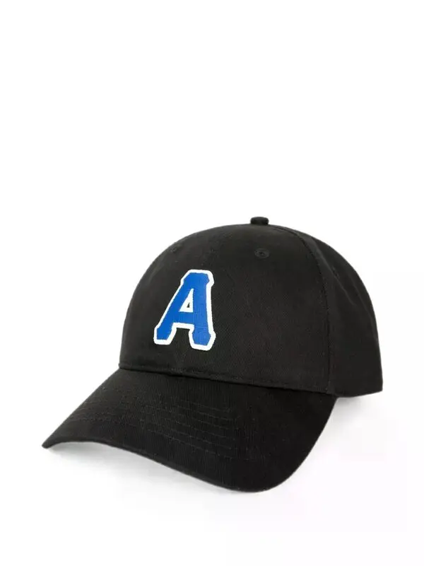 AAPE BY *A BATHING APE Logo-patch Curved-brim Cap - Black