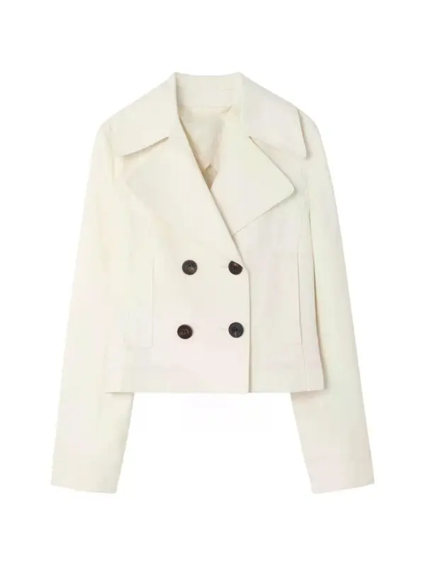 Burberry Cropped Cotton Jacket