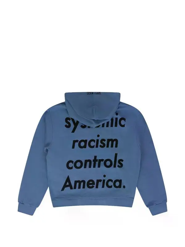 DENIM TEARS X Arthur Jafa Graphic-print Hoodie - Blue