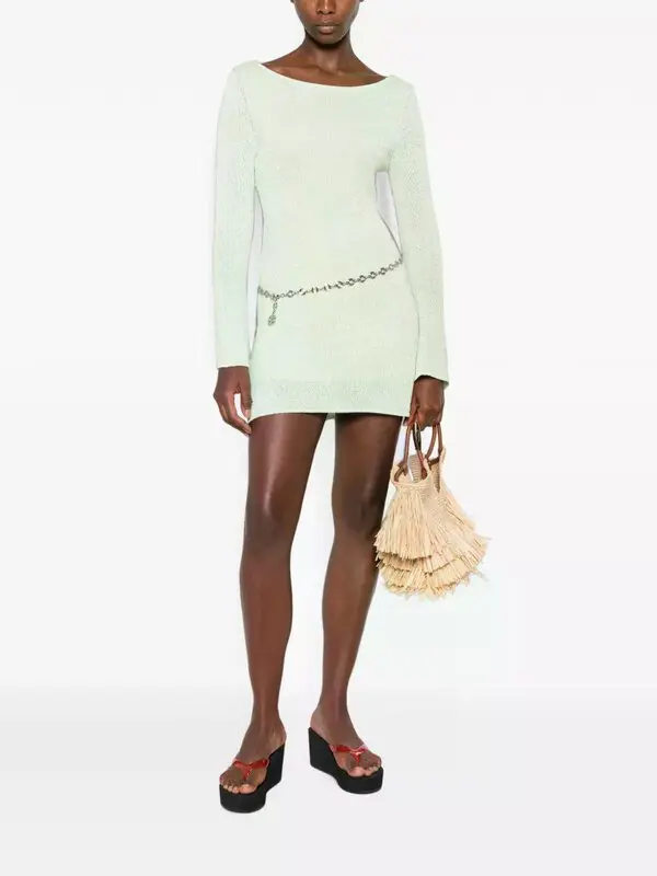 ASTA RESORT Maya Sequin-embellished Mini Dress