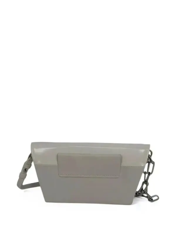 MAISON MARGIELA Snatched Patent Leather Shoulder Bag