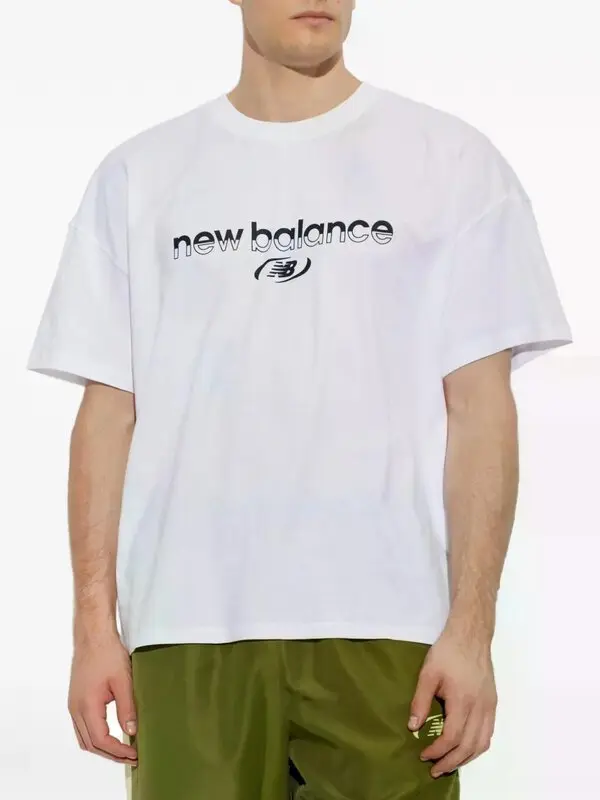 NEW BALANCE Trackside Logo-print T-shirt