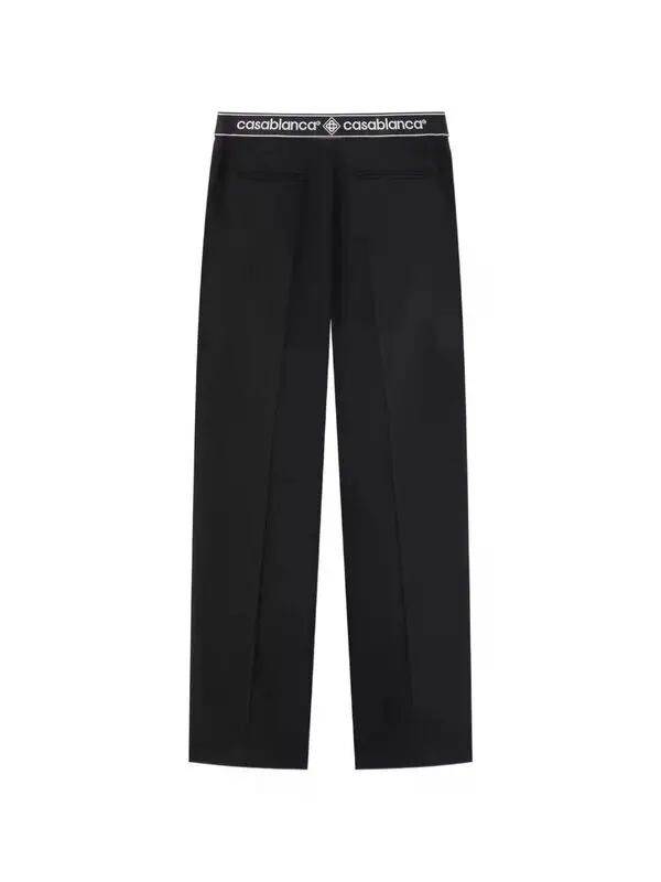 Casablanca Logo-waistband Tailored Trousers