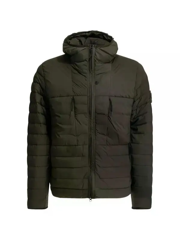 Stone Island Quilted Hooded Jacket