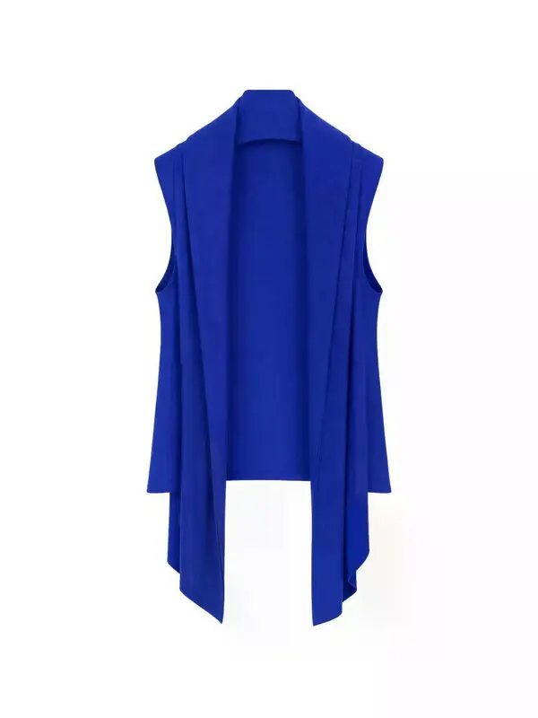 Alberta Ferretti Draped Open-front Top