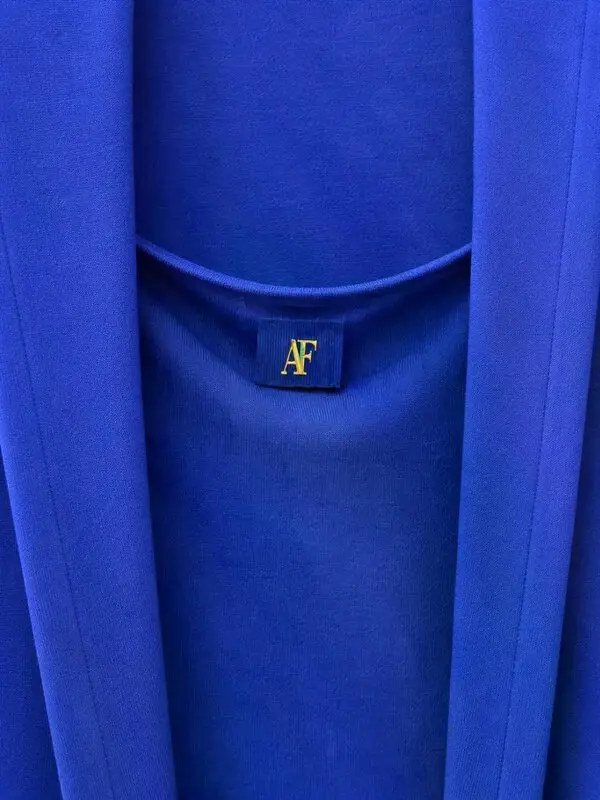 Alberta Ferretti Draped Open-front Top