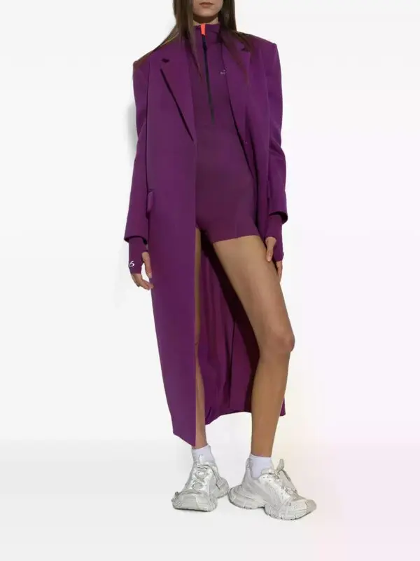 Balenciaga Logo-print Zip-fastening Playsuit