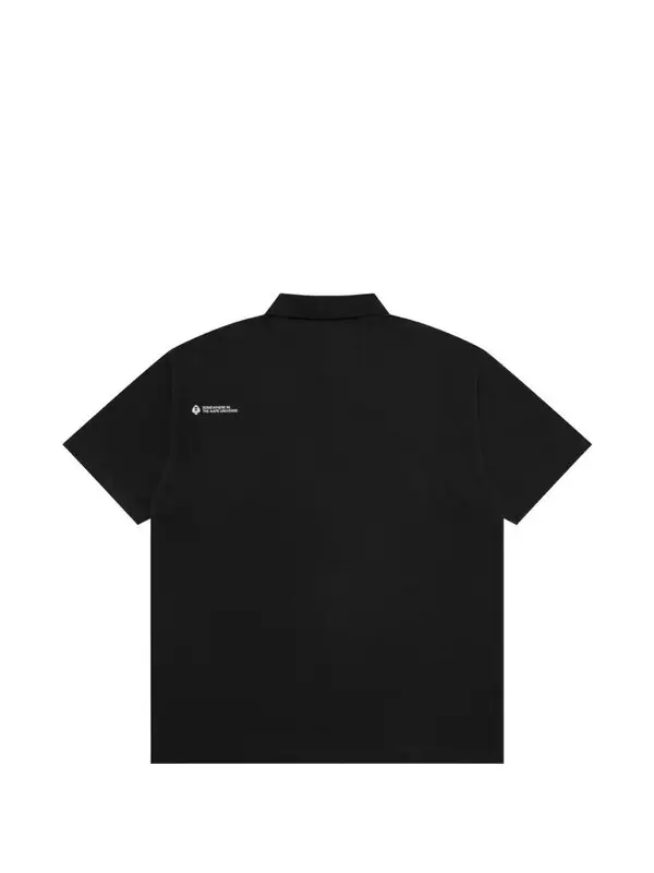 AAPE BY *A BATHING APE Aapenow Spades Logo-patch Polo Shirt