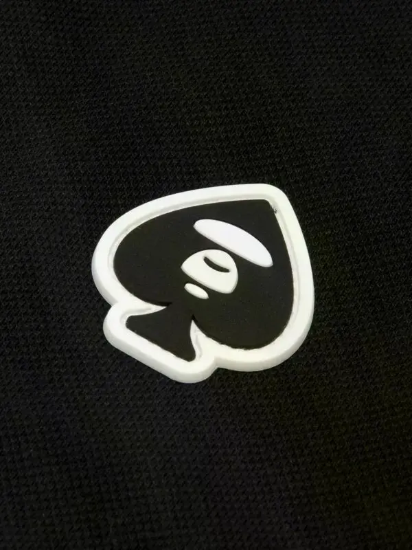 AAPE BY *A BATHING APE Aapenow Spades Logo-patch Polo Shirt