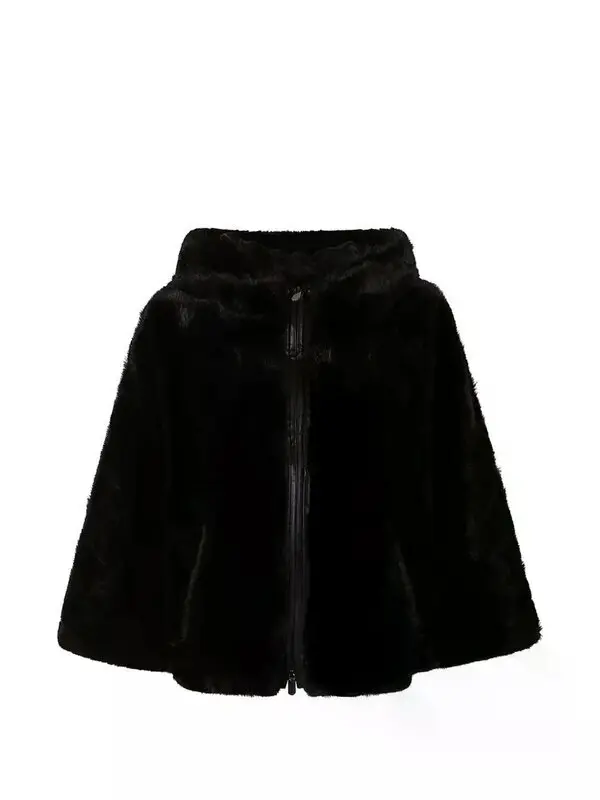 Pinko Faux-fur Hooded Jacket